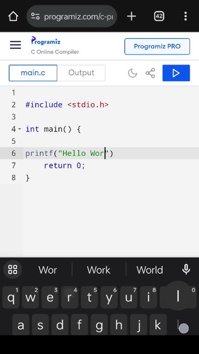 How To Print Hello Worldclanguage Helloworld Shorts Syntax Youtube