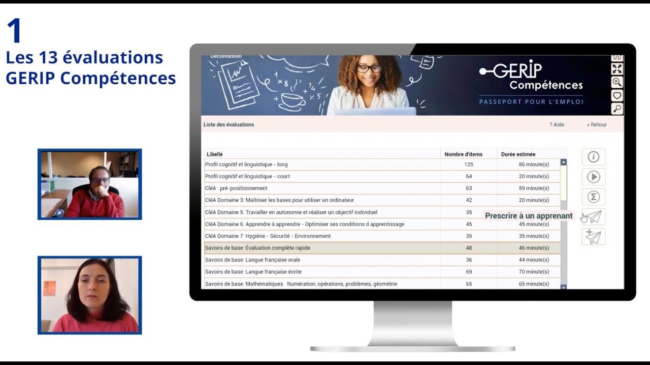 Webinaire : L'approche pédagogique des évaluations proposées par GERIP ...