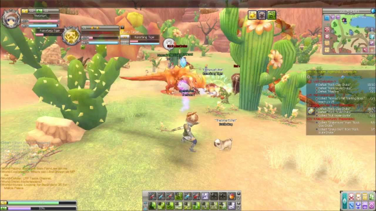 Let's Play: Eden Eternal | Episode 2 | Level 22 Hunter Gameplay | Dino ...