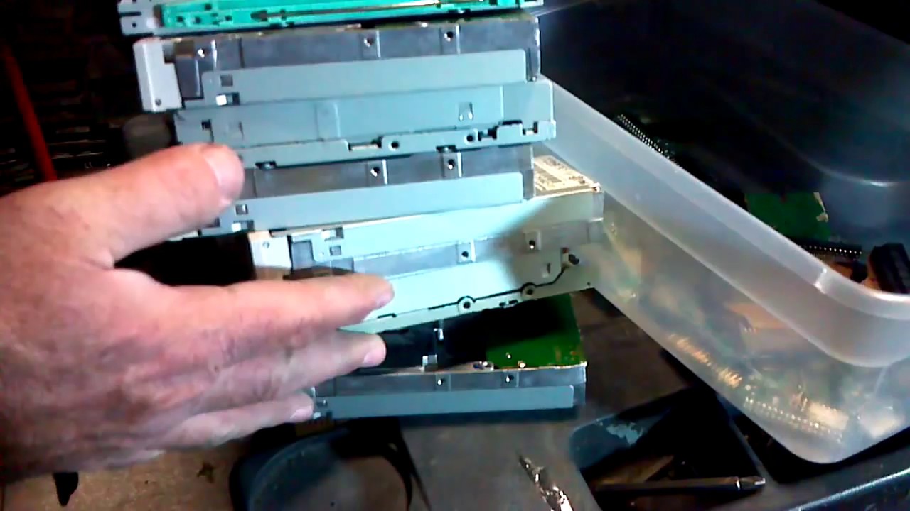 GOLD and SILVER Recovery from Vintage 3.5" Computer Floppy Disk Drives ...