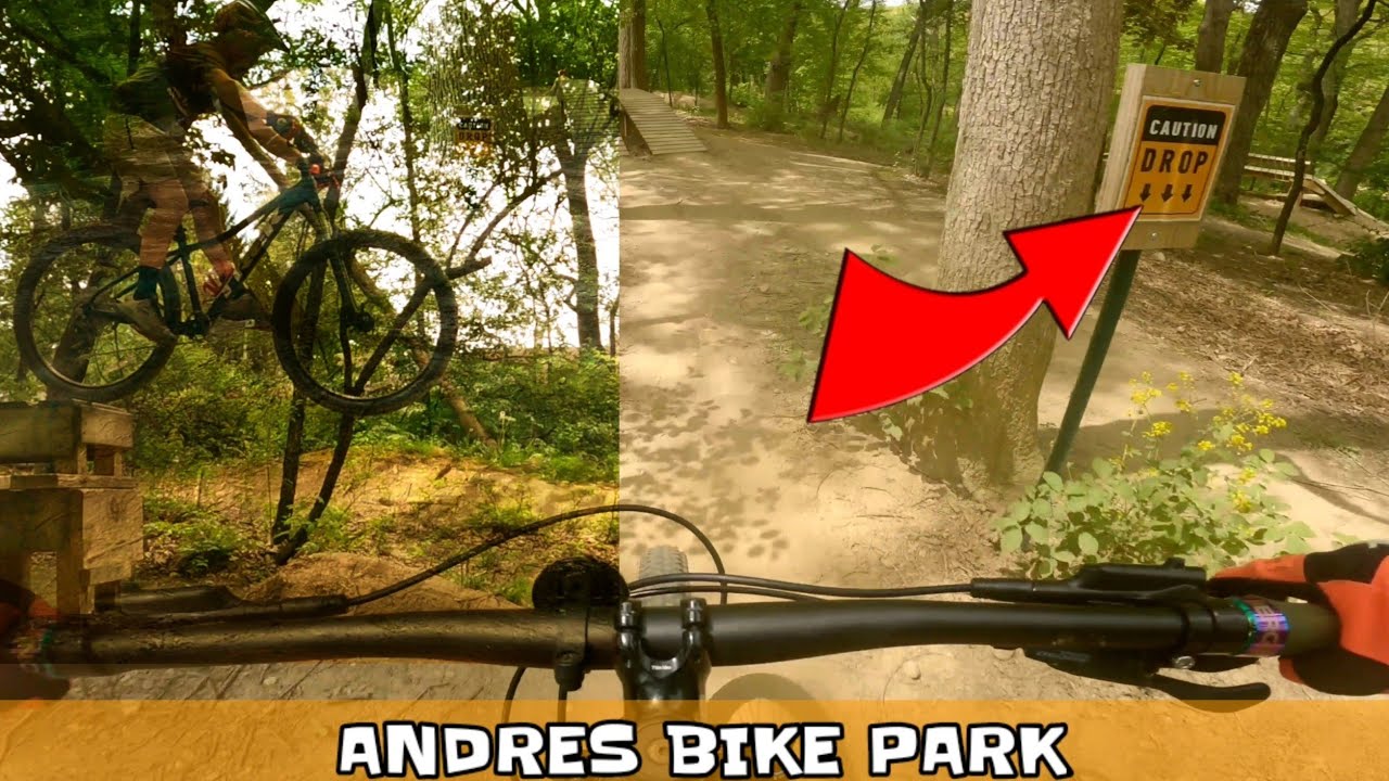 Sending REAL MTB drops | Keith Andres Bike Park - YouTube