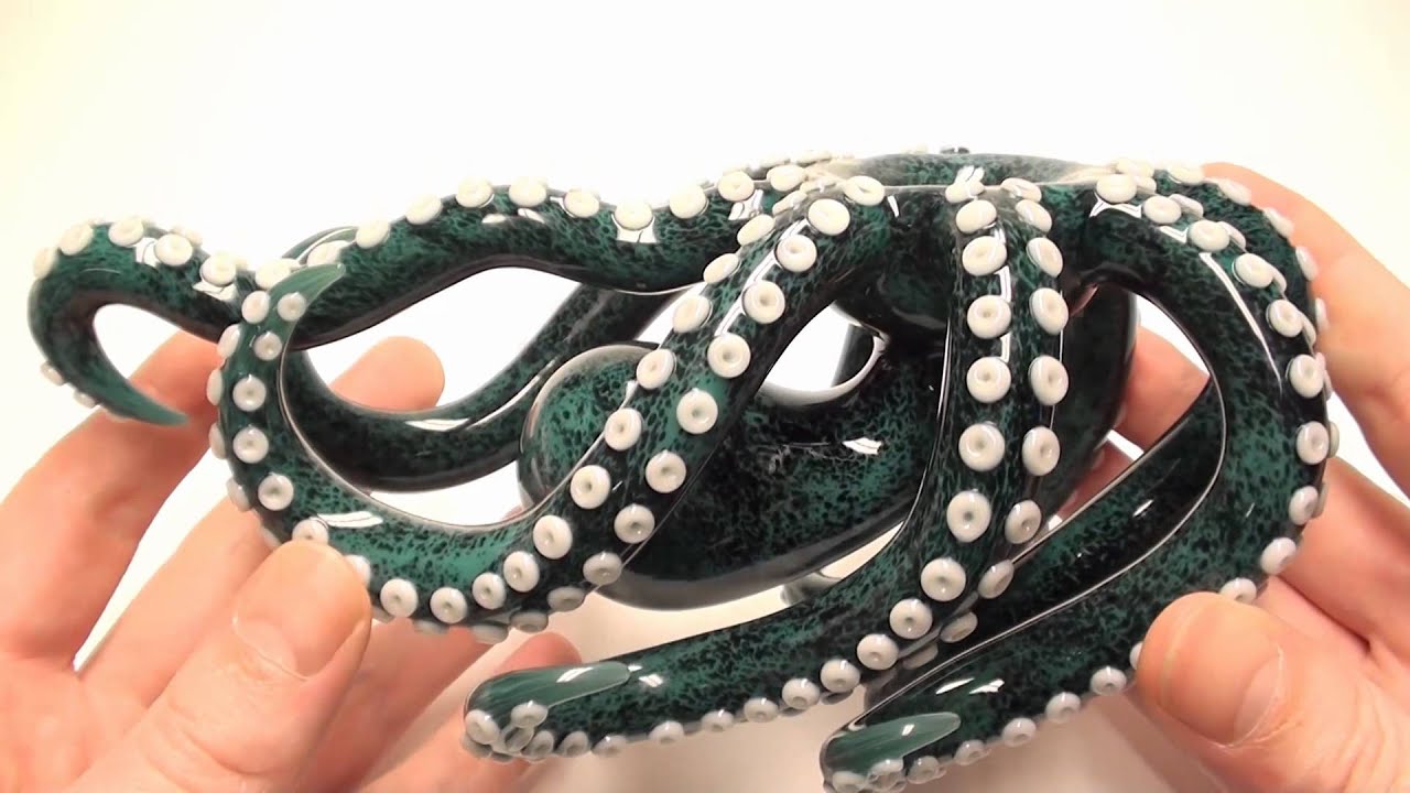 Glass Octopus Pipe KravinGlass sp261 - YouTube