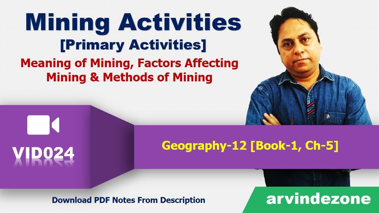 VID024 Mining Activities (Meaning of mining, factors affecting mining ...