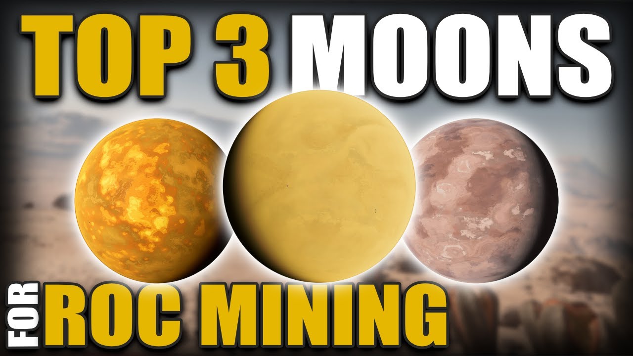 The Top 3 Moons For Roc Mining Hadanite In Star Citizen! - YouTube