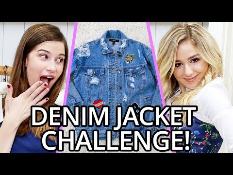 DENIM JACKET OUTFIT CHALLENGE?! w/ Chloe Lukasiak & Marissa Rachel!