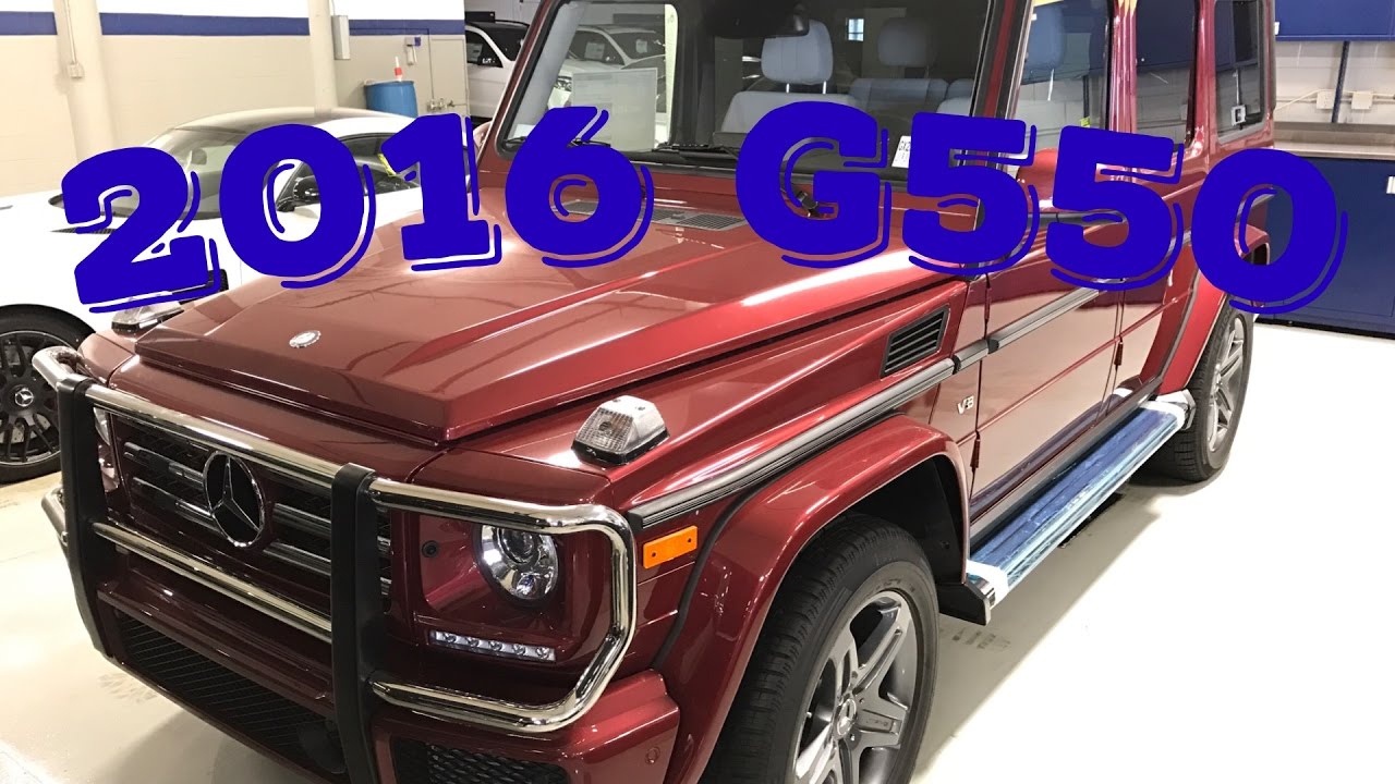 2016 Mercedes Benz G550-Storm Red(4K Quality) - YouTube