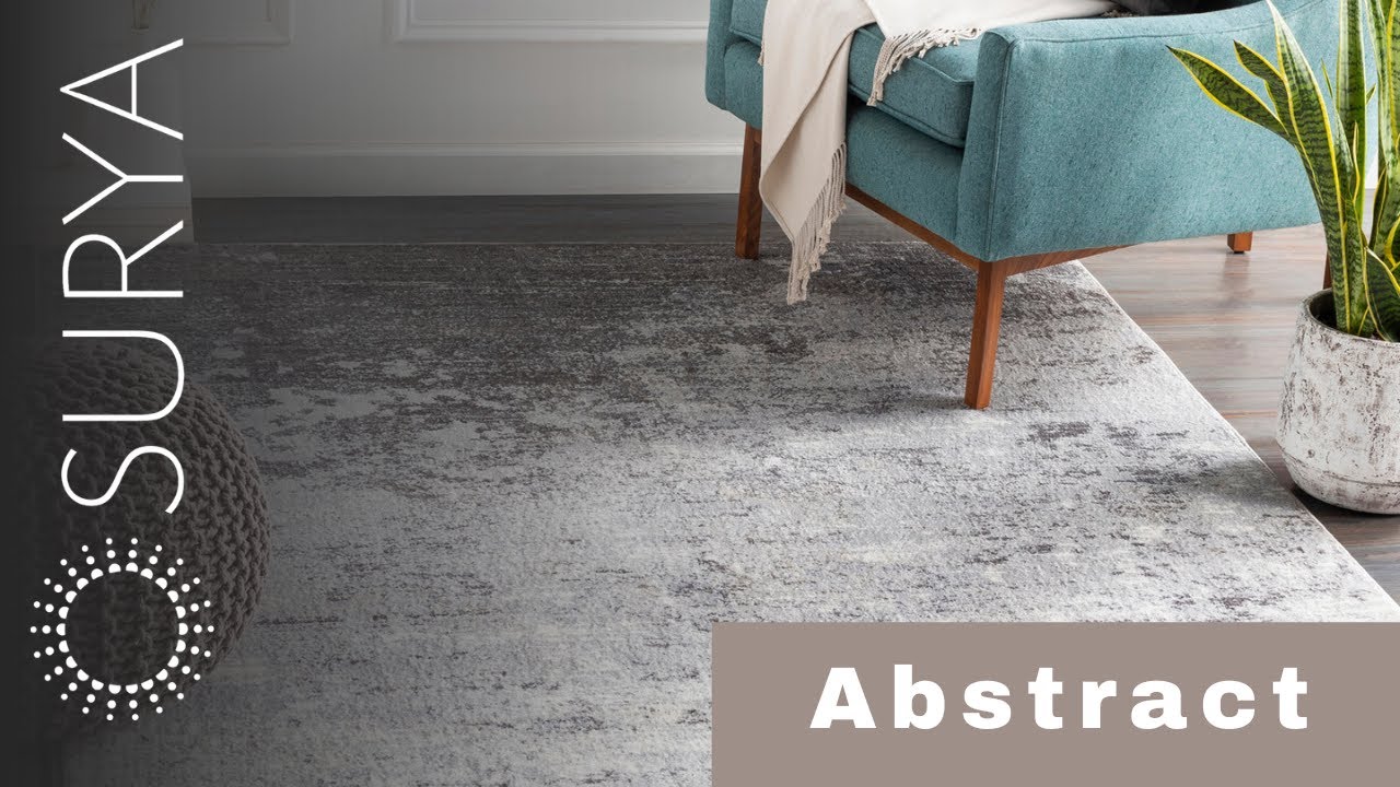 Close-up on our Modern Abstract Rug FIONA | SURYA Europe - YouTube