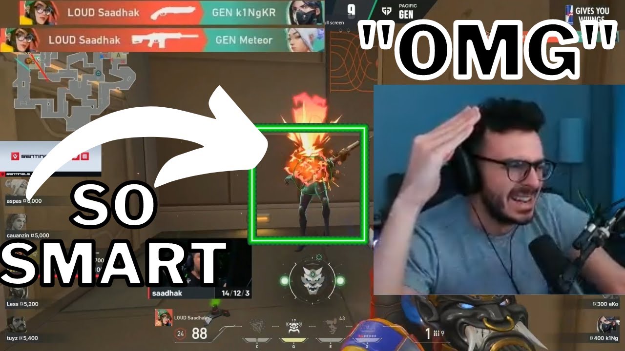 LOUD Saadhak INSANE Textbook OUTPLAY to END THE GAME against GenG ...