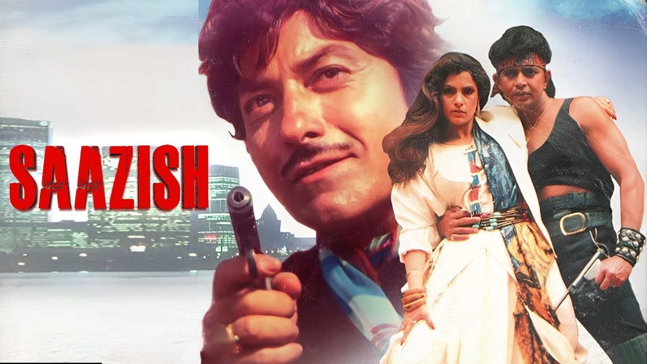 Saazish (1988) Full Hindi Movie (4K) SUPERHIT MOVIE Raaj Kumar & Mithun Chakraborty | Dimple ...