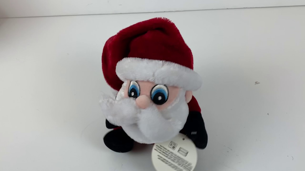 Singing Dancing vibrating spinning Santa Claus - YouTube