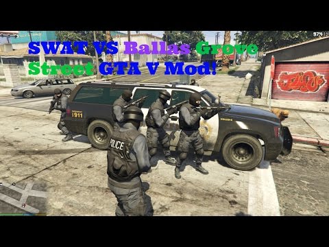 Grove Street SWAT Raid - (GTA V Mod)
