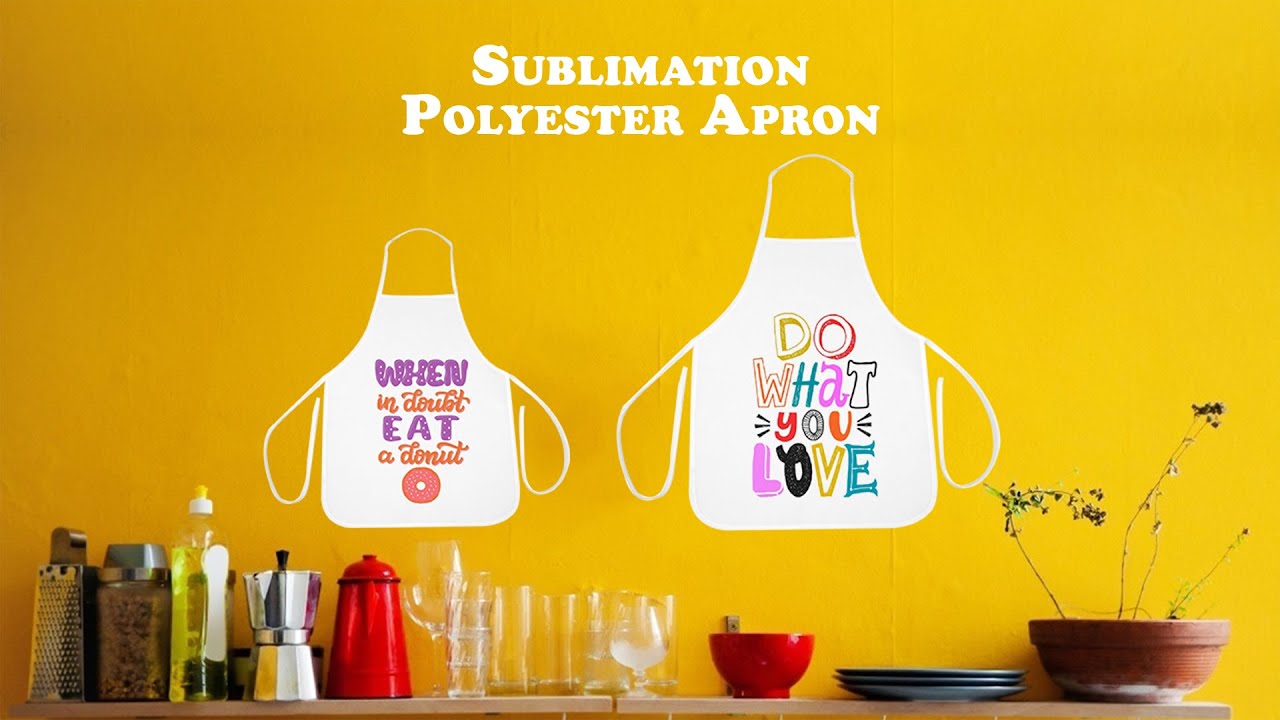 Sublimation Polyester Apron - YouTube