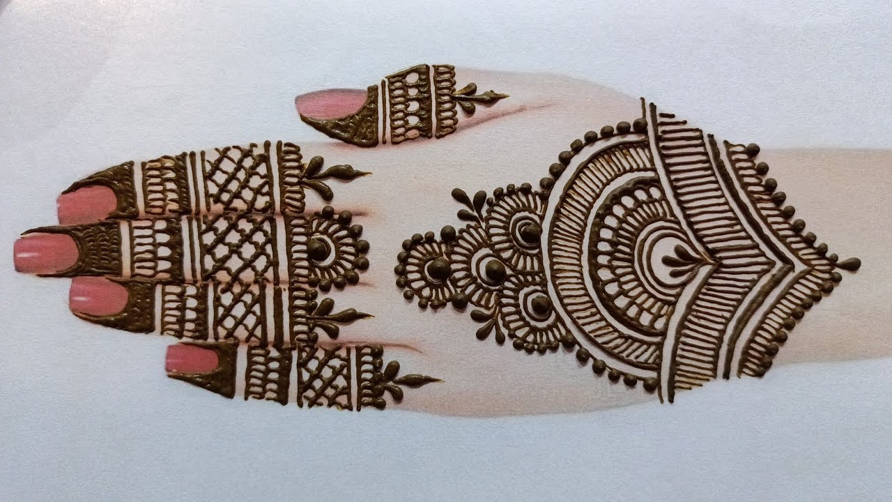 Beautiful gulf Arabic Mehndi Designs for back hand |New latest gulf ...