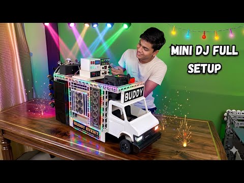 New Mini dj gadi Setup |  How to make mini dj setup with cardboard Making Dj setup at home | dj wala