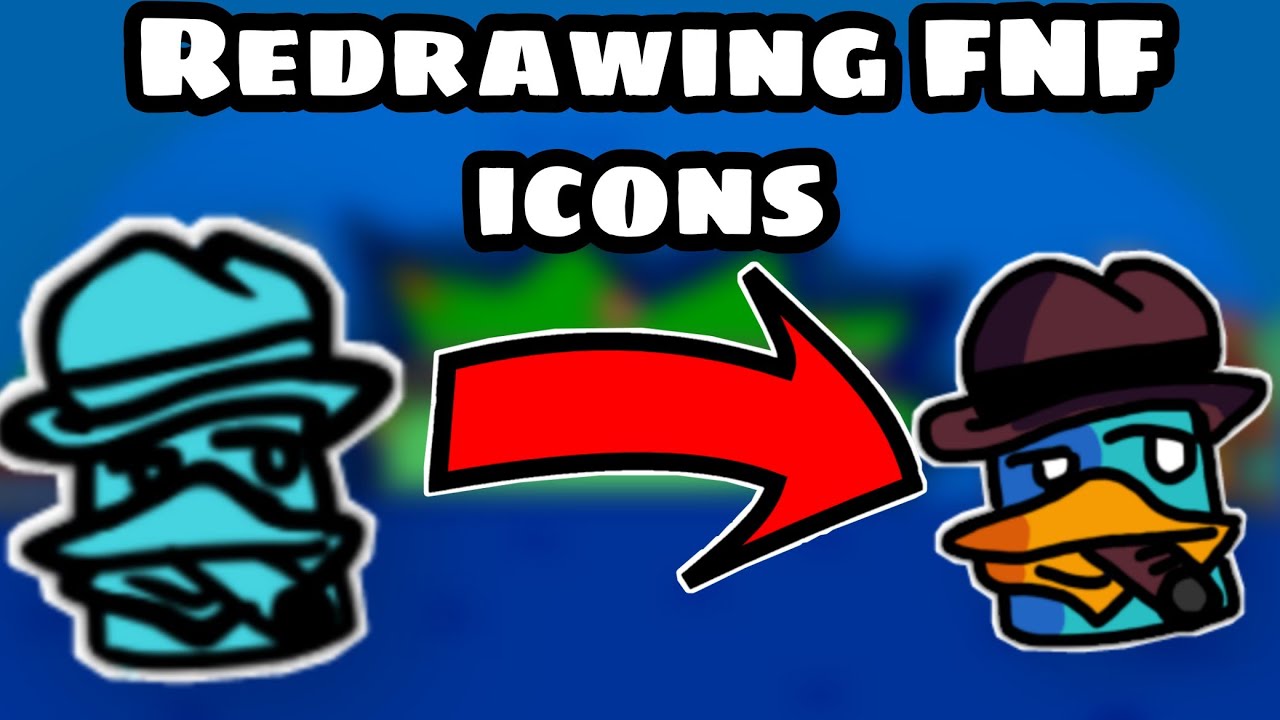 Redrawing FNF mod icons | Friday night funkin - YouTube