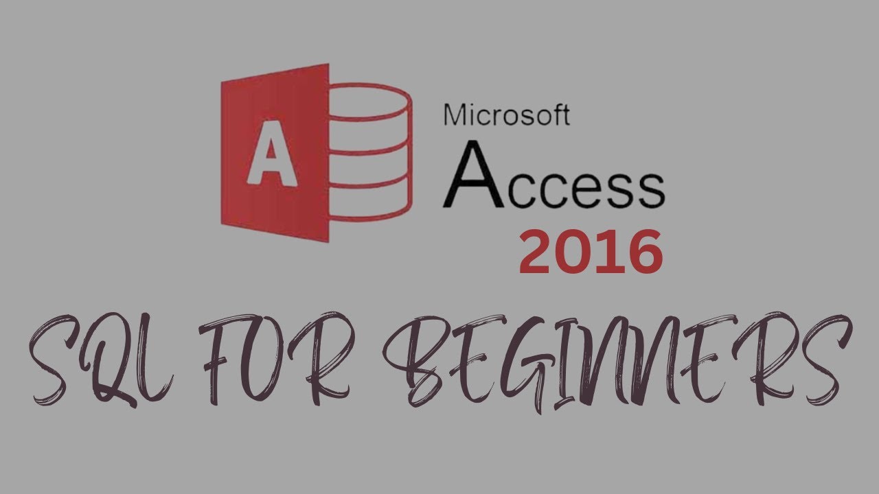 Sql Tutorial How To Create A Table Using Sql In Ms Access Youtube 0263