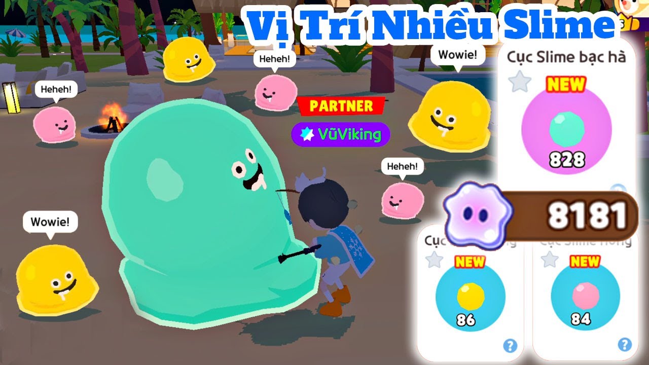 Mẹo Vị Trí Nhiều Đá Slime - Nhận Xu & Nguyên Liệu Slime | Play Together ...