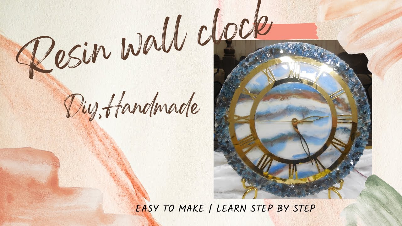 How to Make a Resin Clock | Resin Wall Clock | Resin Clock Tutorial ...