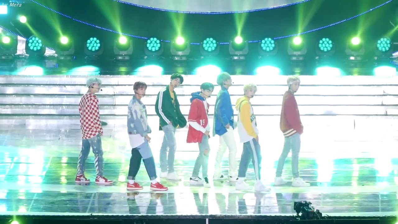 SBS Inkigayo (fancam) 170924 (BTS - DNA ) 《Inkigayo Super concert in ...