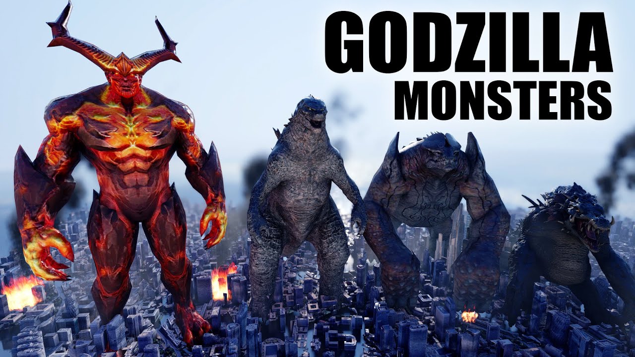 Movie Monster Size Comparison | GODZILLA Monster | 3d animation comparison - YouTube