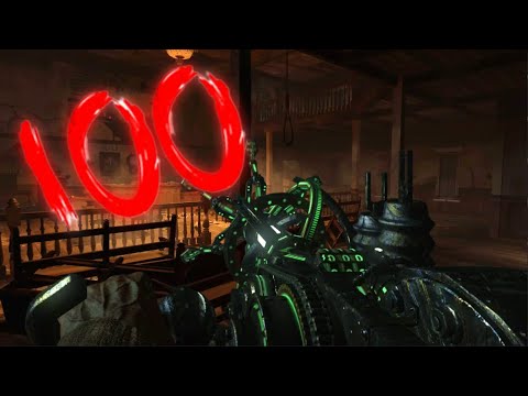 Round 100 on EVERY COD Zombies map | Map 16/58 - BO2 Buried - YouTube