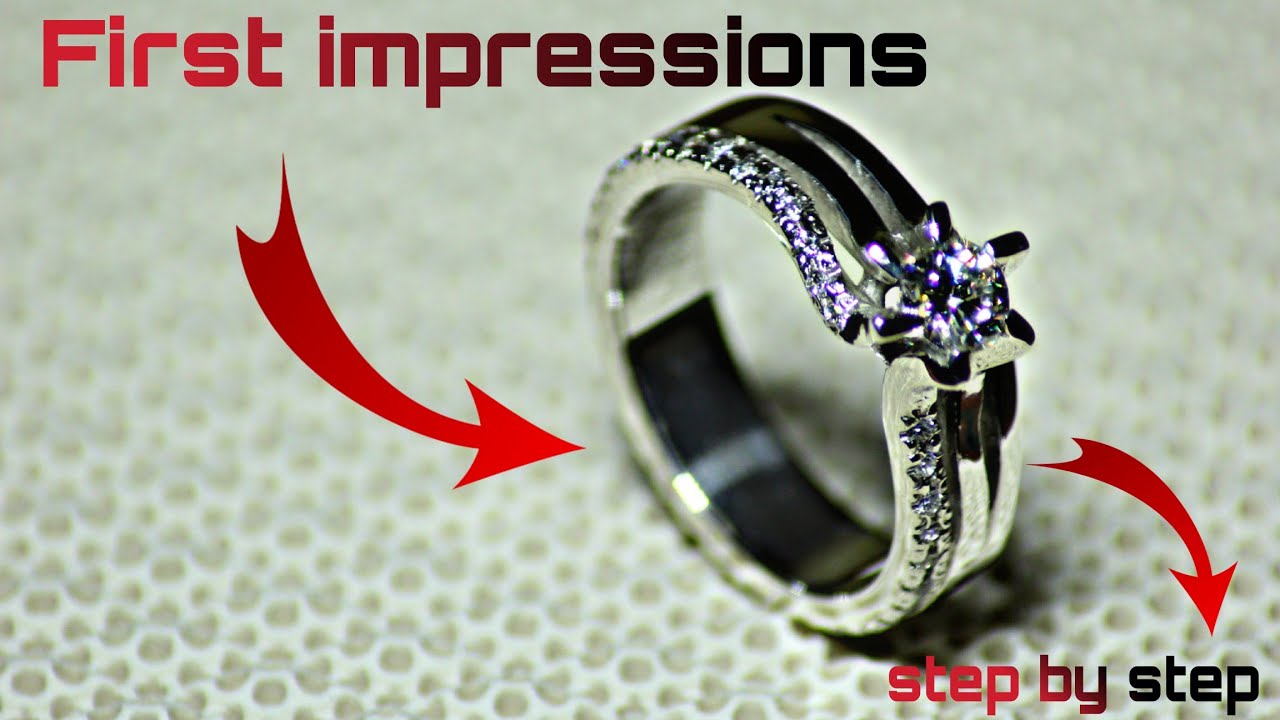 WEDDING RING || jewelry making tutorial - YouTube