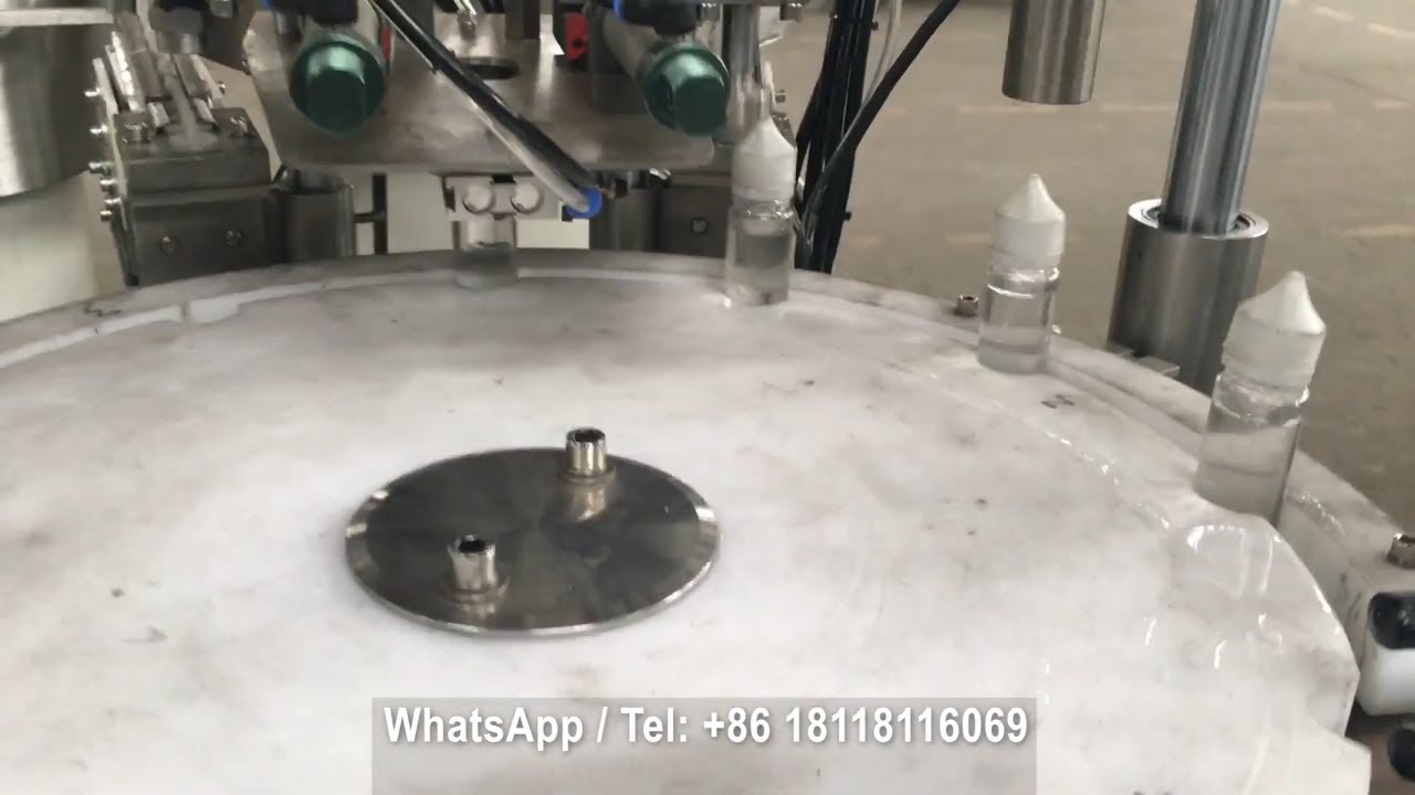 Eliquid Filling Machine / Automatic E-liquid Vape Juice Filling Capping ...