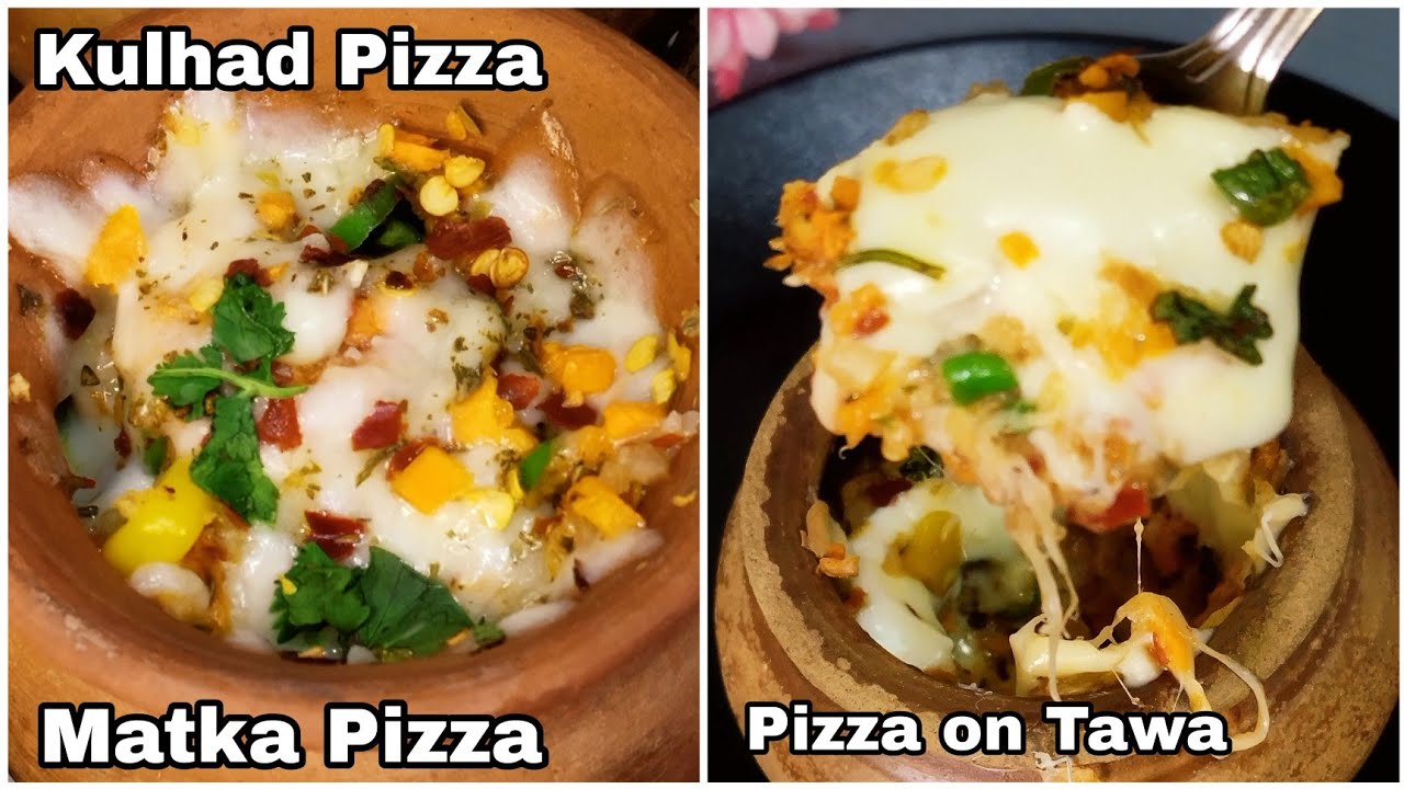KULHAD PIZZA RECIPE | 5 నిమిషాలలో కుండలో పిజ్జా 🤔🍕 | Matka Pizza | How ...
