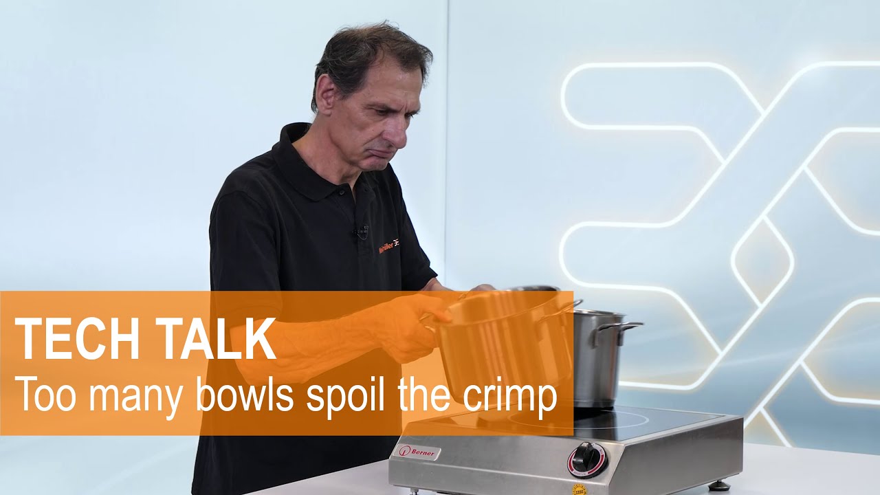 TECH TALK // Workplace Solutions: Too many bowls spoil the crimp - YouTube