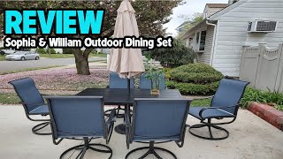Sophia & William Outdoor Dining Set Patio Dining Set-Michael