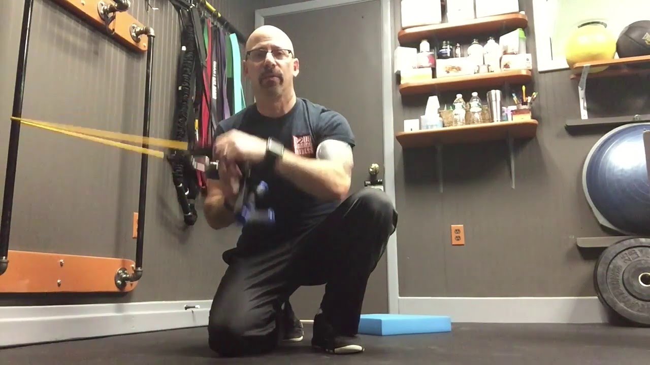 Shoulder Rotator Cuff Rehab Exercises with Elastic Tubing - YouTube