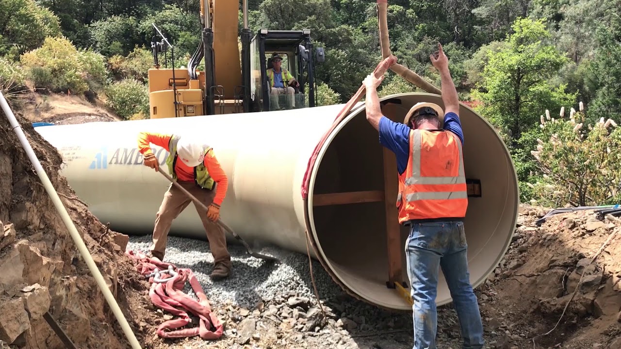 Hayford Flume #2 Replacement Project - YouTube