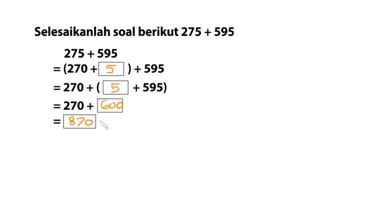 Penjumlahan menggunakan kelompok puluhan dan ratusan | Bilangan ...