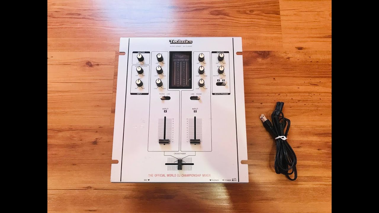Mixer Technics SJ DJ 1200 - YouTube