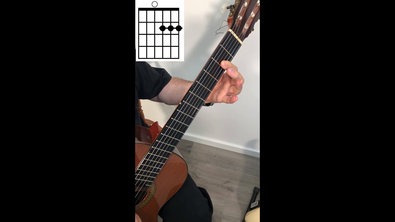 🎸 Acorde de ReMaj7 (DMaj7) con la guitarra en menos de un minuto # ...