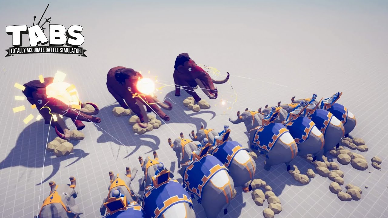 TABS - Mammoth VS EVERY GOD - Totally Accurate Battle Simulator - YouTube