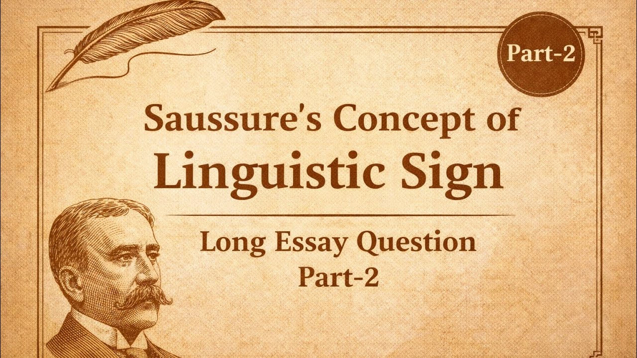 MEG-4 Block-1 Saussure Concept of Linguistic Sign Linguistic Sign Long ...