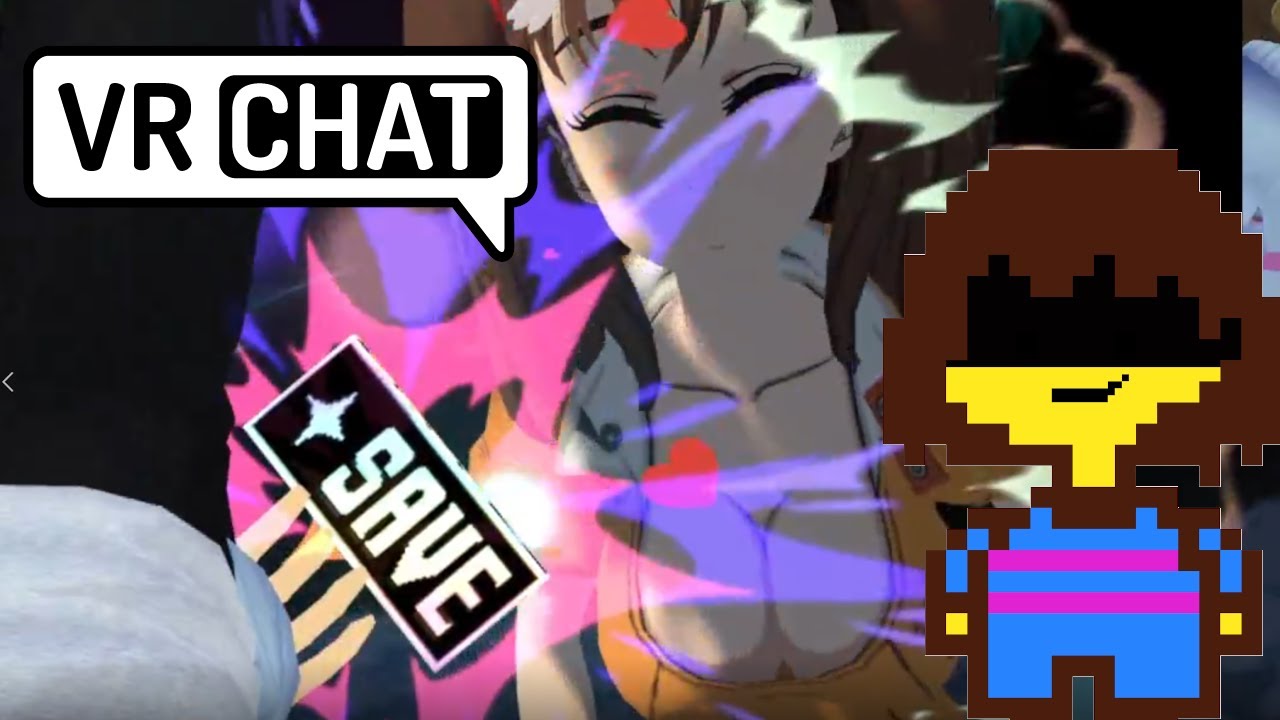 VRtale Frisk loses it! VRchat! - YouTube