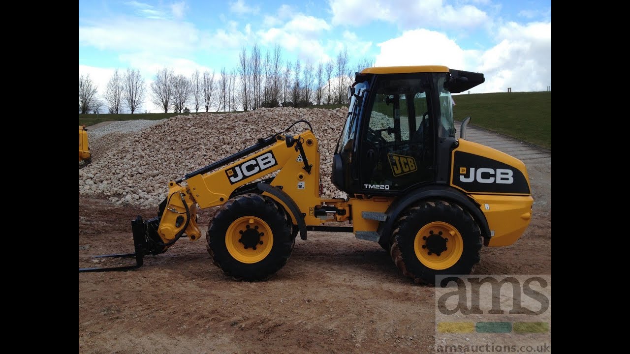 JCB TM220 Wheeled Loader - YouTube