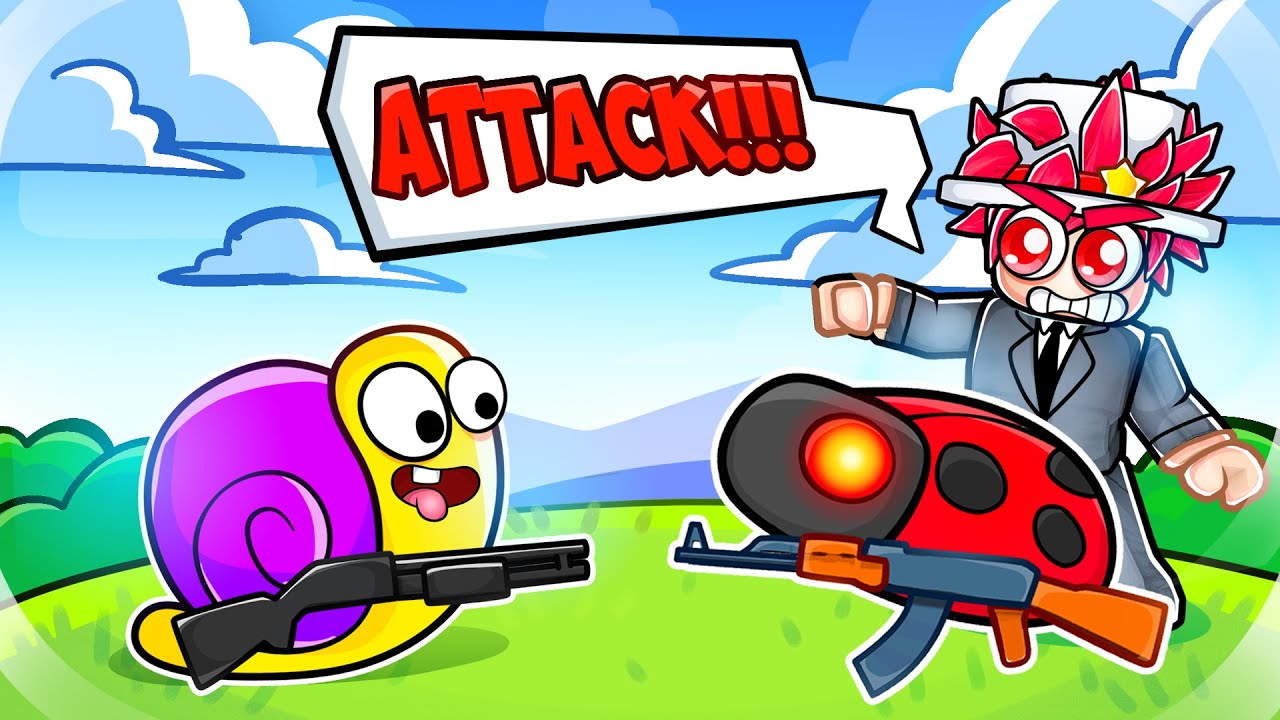 FIGHTING BUGS IN ROBLOX - YouTube