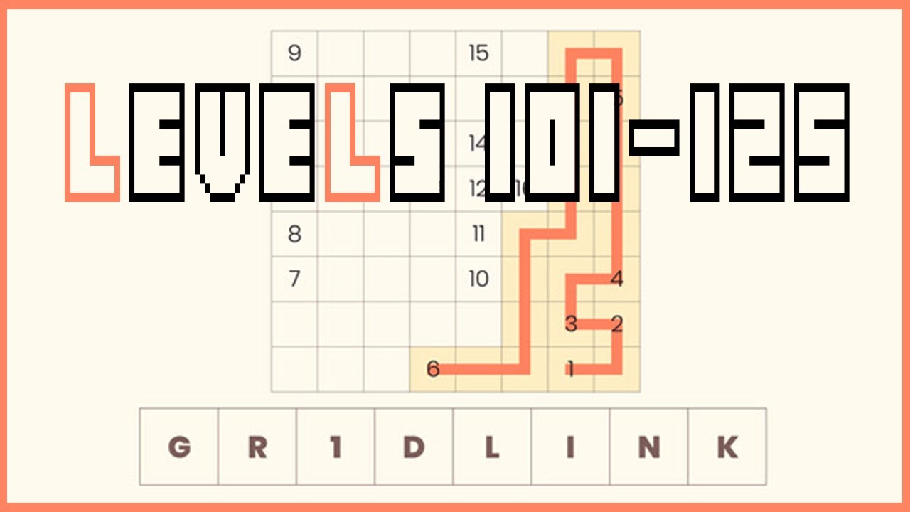 Gridlink: Levels 101-125 Completed - YouTube
