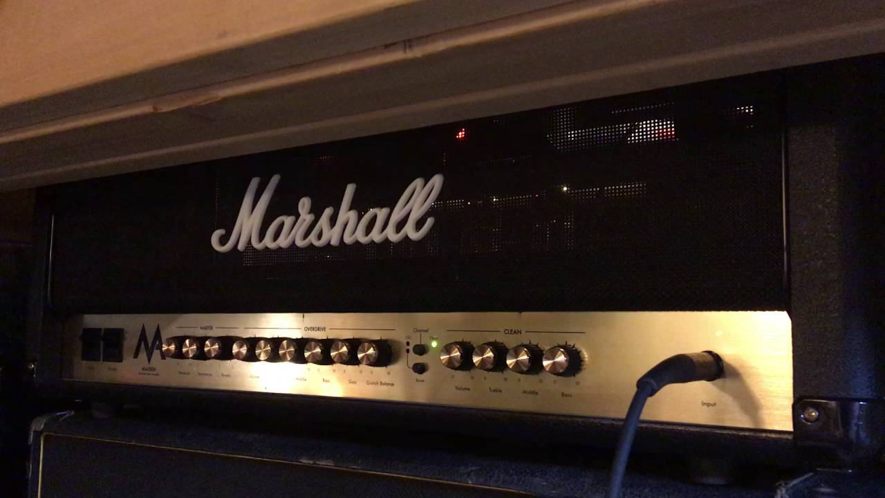 Marshall MA100H Tube Guitar Head Serviced & Ready - YouTube