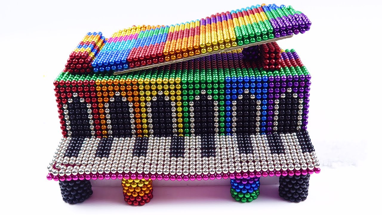 Construction Magnets - How To Make Classical Piano Using Magnetic Balls ...