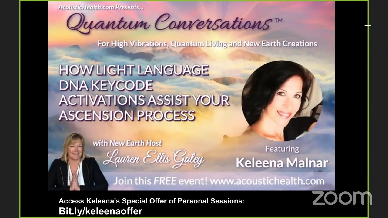 Light Language DNA Activations with Keleena Melnar - YouTube