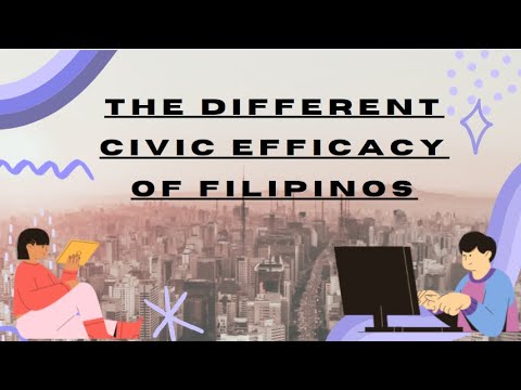 Different Civic Efficacy of Filipinos - YouTube
