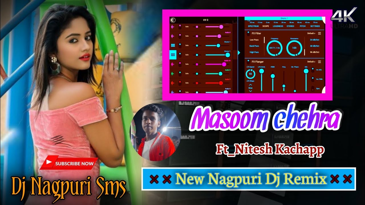 Masoom Chehra Nagpuri SonG 2022 || No voice Tag FL Remix Nagpuri SonG ...
