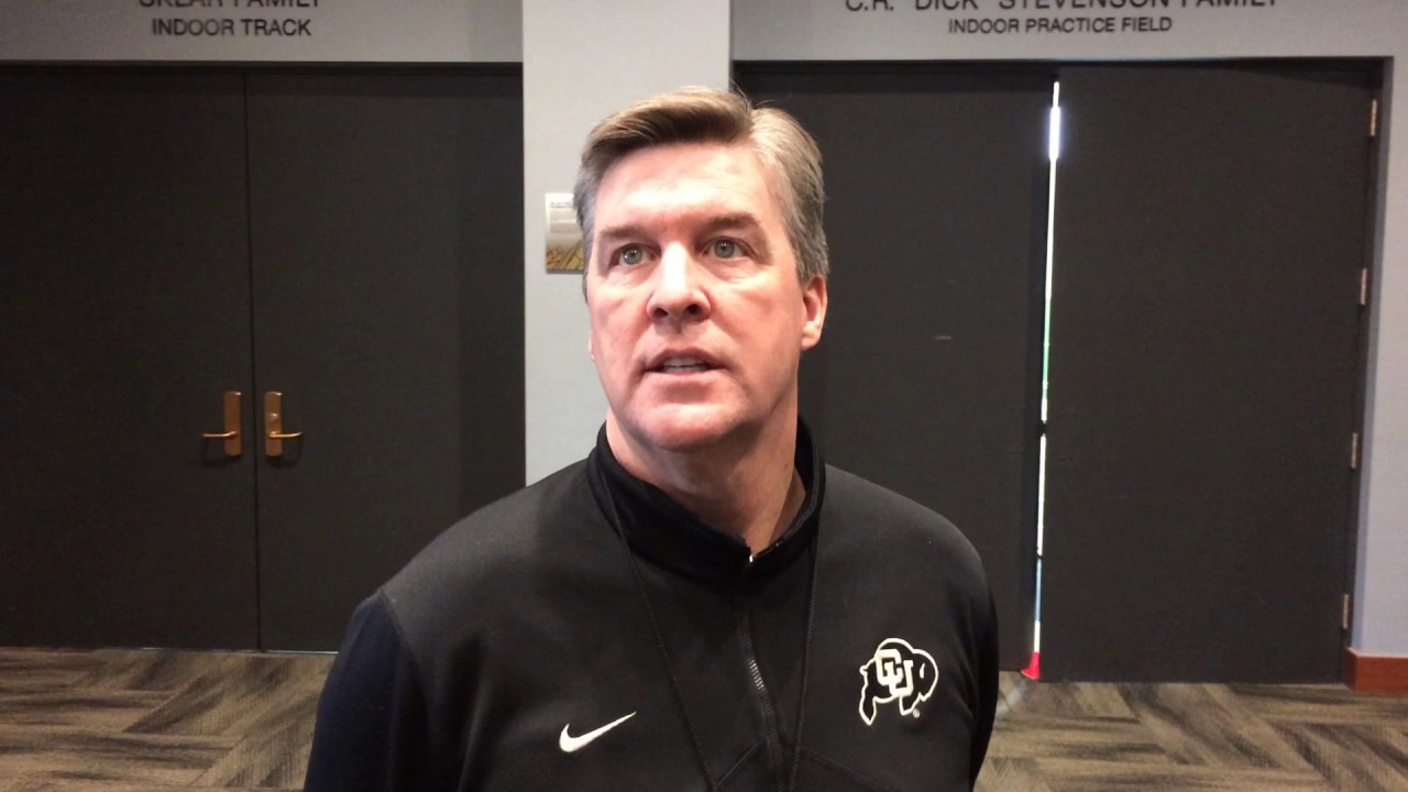 Buffzone: CU Buffs head football coach Mike MacIntyre, Feb. 27 - YouTube