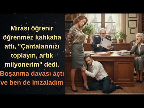 Kocam, milyonlarca dolar miras aldığı gün beni evden attı hızlı işlemle boşandı