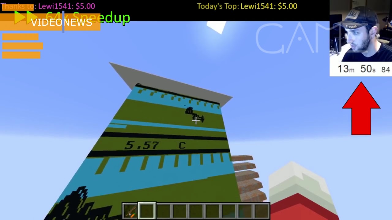 L'emulatore Atari 2600 di Minecraft aiuta a raggiungere un record ...