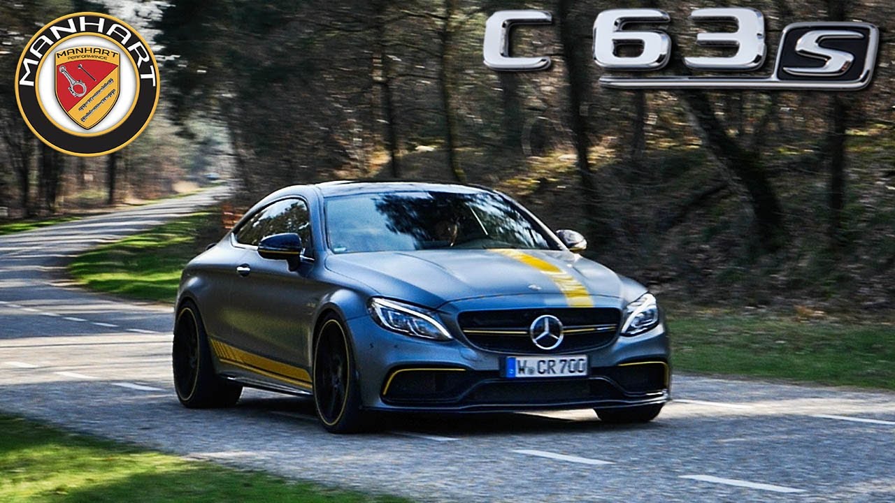 700HP Mercedes C63 S AMG Coupe CRAZY LOUD! Manhart CR700 SOUND ...